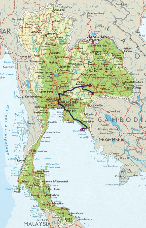 My road-map-of-thailand – TheNaturalBack